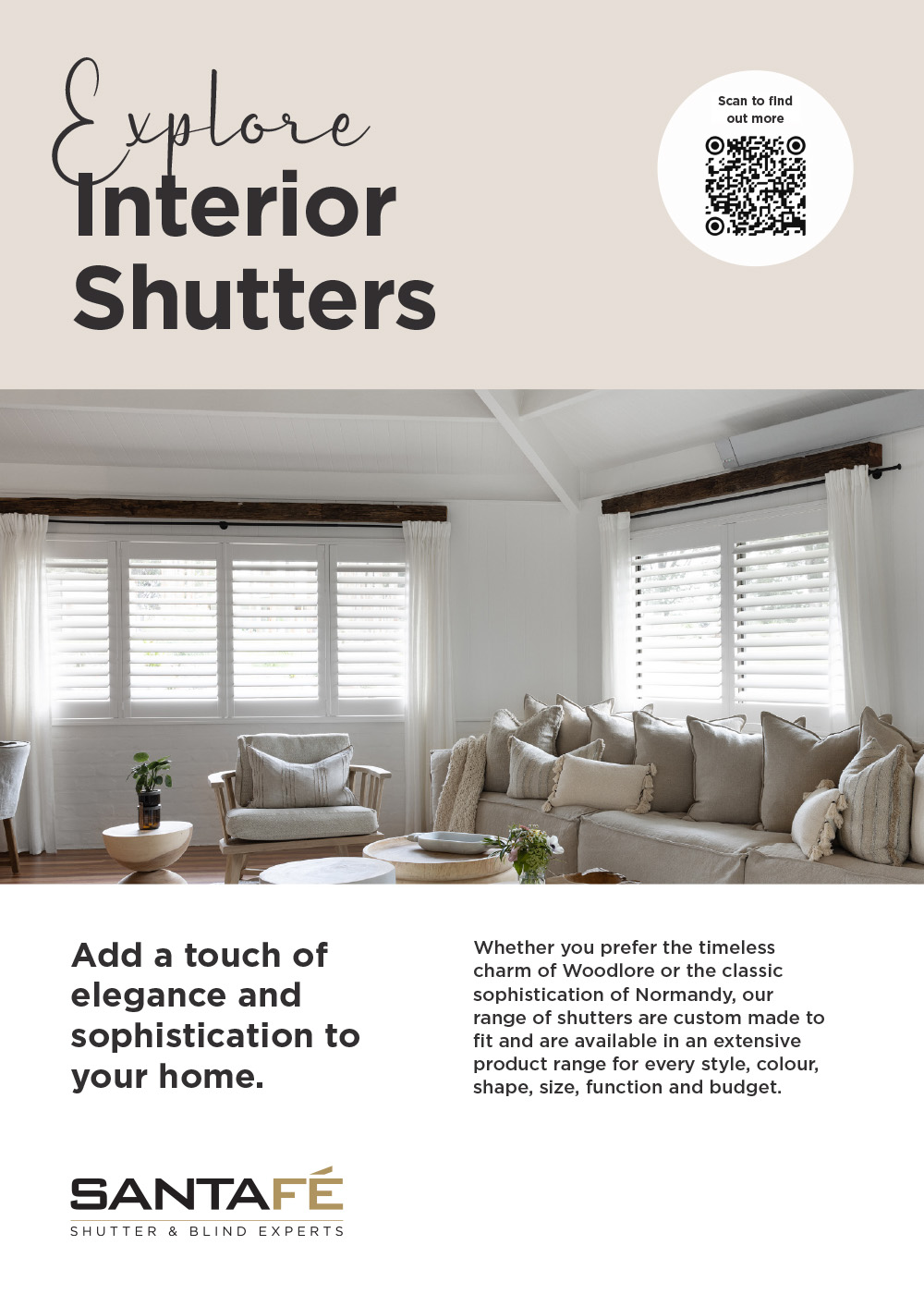 Santa Fe NZ | Downloadable Shutter and Blinds Brochures