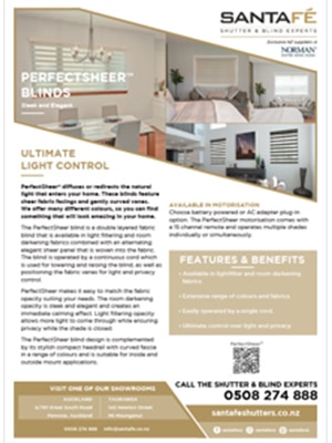 Santa Fe | Downloadable Shutter and Blinds Brochures | NZ