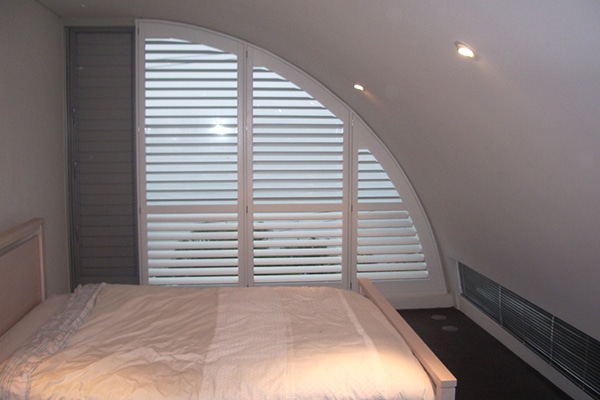 Indoor Custom Shaped Shutters | New Zealand | Santa Fe